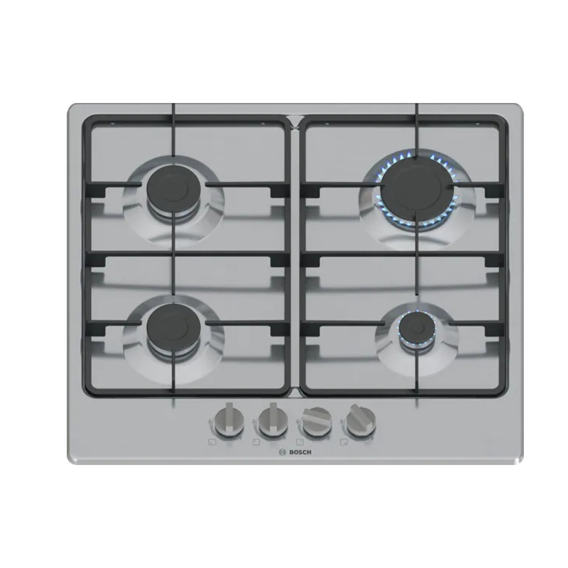 Bosch 4 Burner Gas Hob - Stainless Steel PGP6B5B62Z - Nu Home