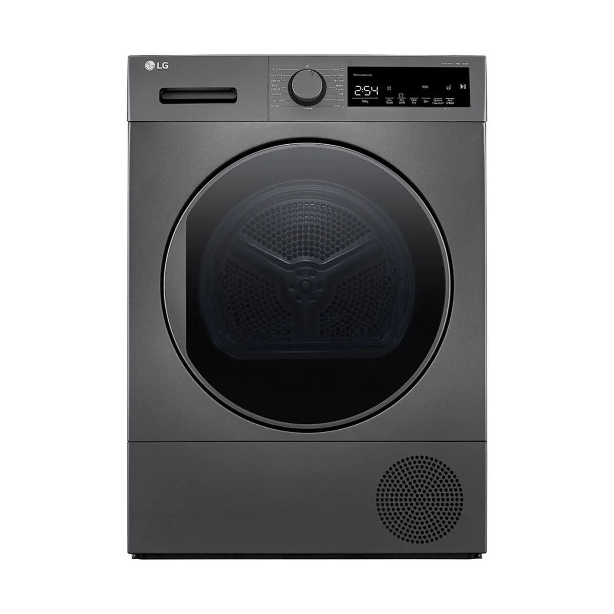 LG 8kg Heat Pump Tumble Dryer Black - RH80T2SP7RM - Nu Home
