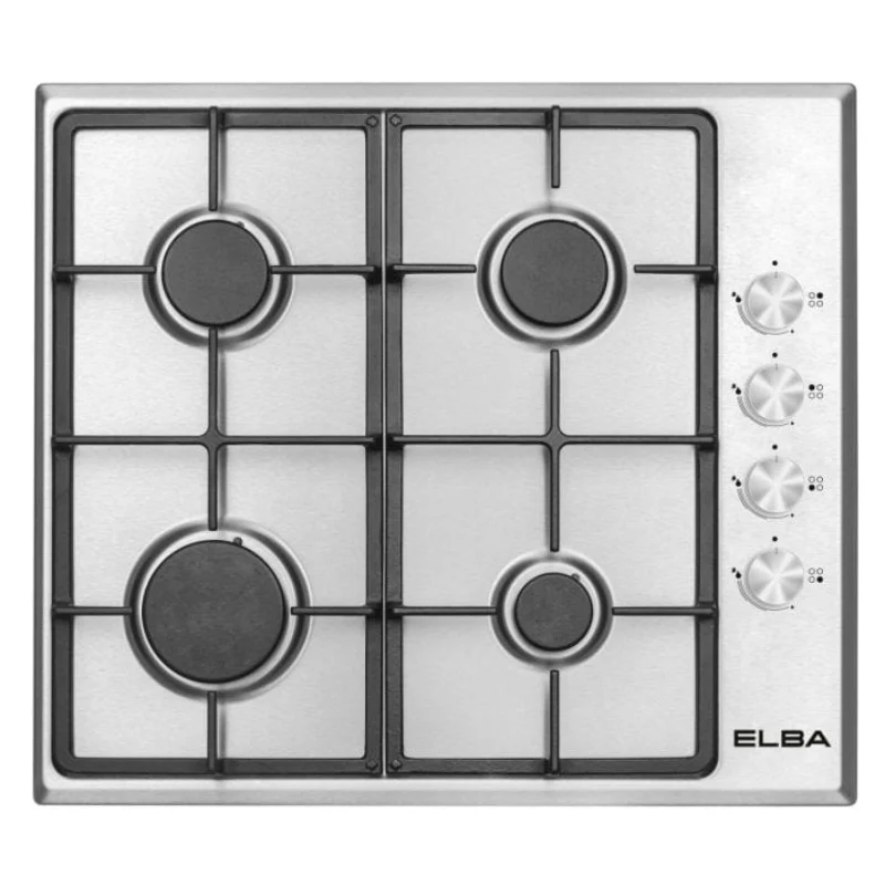 Elba 60cm Gas Hob Stainless Steel - 04/T65450X - Nu Home